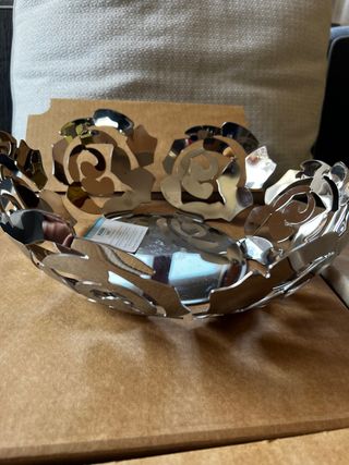 Fruttiera La Rosa Alessi nuova 