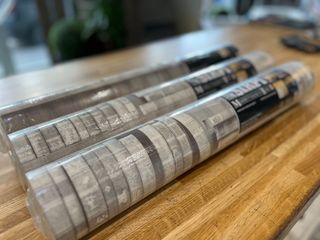 Carta da parati effetto libreria