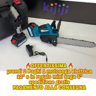 🔥Offerta 115€🔥
motosega elettrica