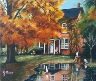 Olio firmato dall'autore