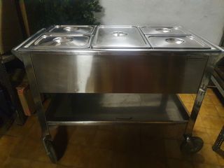 Carrello Termico a bagnomaria in Acciaio Inox