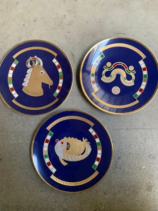 Piatti con segni zodiacali atelier Sarti