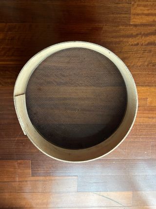 Antico setaccio Attrezzo antico da cucina