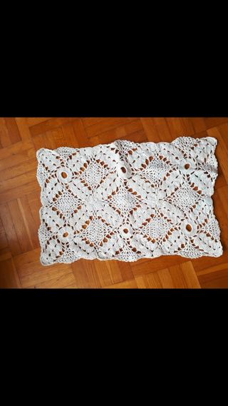 Centro tavola vintage fatto a mano cm. 39x27