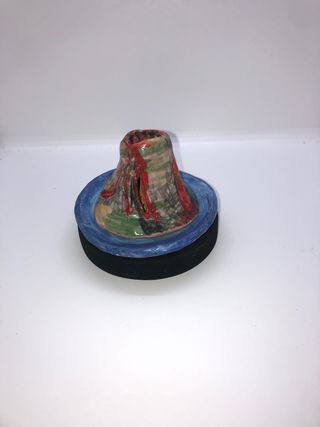 Porta candela in ceramica diffusore essenze 