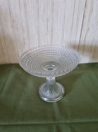 Alzata in vetro anni 50