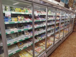 banco refrigerato per latticini