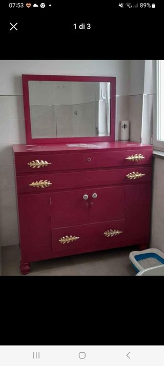 comò anni 20 completamente restaurato 