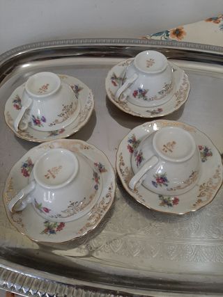 4 tazzine Bavaria vintage 