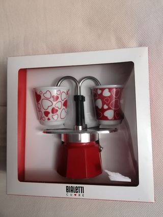 set tazzine + caffettiera Bialetti