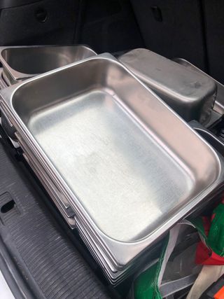 Vaschette in acciaio per gelateria