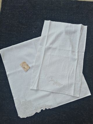 Set 2 asciugamani ricamati 