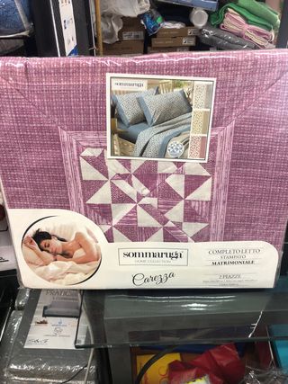 Completo letto lenzuola matrimoniale 
