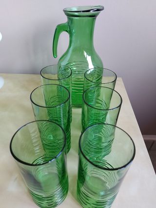 set caraffa e bicchieri
