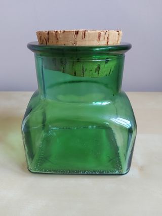 barattolo vintage vetro