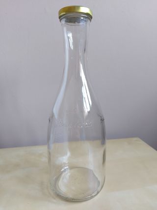 bottiglia vetro con tappo 