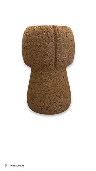 Sgabello tappo di spumante in sughero