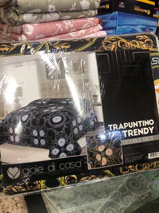 Trapuntino microfibra matrimoniale stile versage 