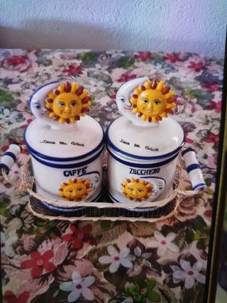 coppia barattoli caffè zucchero
