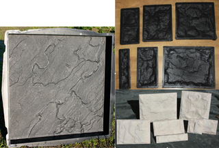 Stampi cemento 45x45 e Kit da 7 pezzi come in foto
