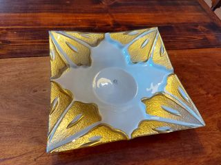 Piatto in vetro GioS Giosuè Saponaro made in Italy