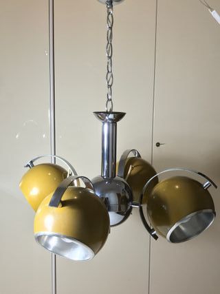 Lampadario Space Age Sputnik Eyeball vintage