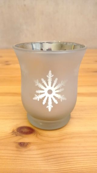 Porta candela / svuota tasche a tema natalizio