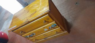 cassettiera Pino russo