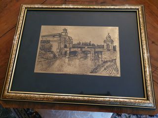 Quadro - Litografia Porta Portello Padova anno1981