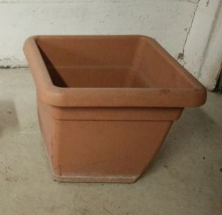 Vaso grande quadrato PVC (plastica)