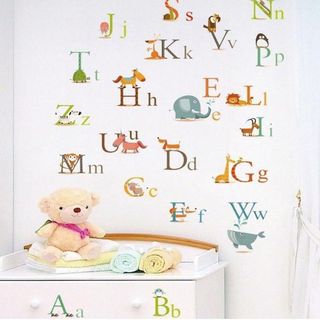 Wall sticker adesivi Lettere inglesi 140x120 cm