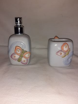 Soap dispenser + portaspazzolini THUN