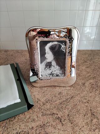 Cornice placcata in argento 