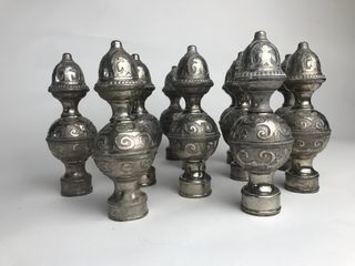 Pomelli in peltro - Set 12 pezzi