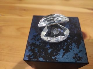 Ostrica con perla tipo Swarovski 