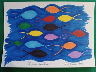"Le poisson dans la mer"
