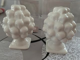 Coppia bomboniere pigna siciliana 