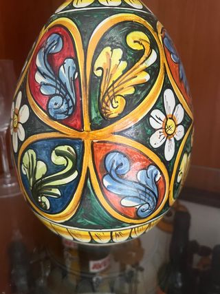 Uovo decorativo grande