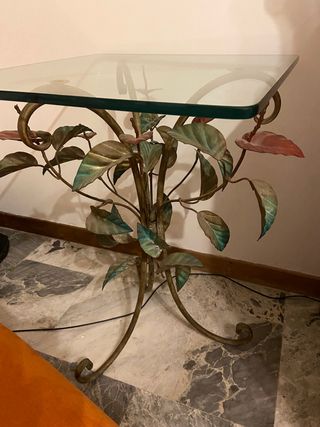 Tavolino in ferro battuto