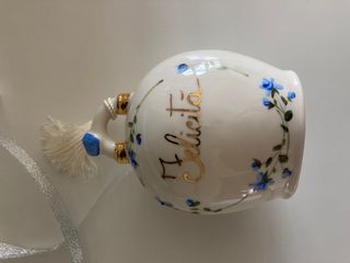 Campana porta fortuna in porcellana