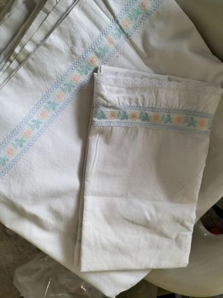 Lenzuolo a una piazza vintage 