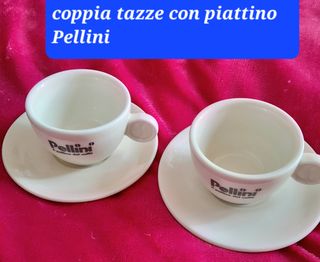 tazze Pellini capuccino con piattini 