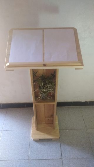 Atril rustico palets hosteleria