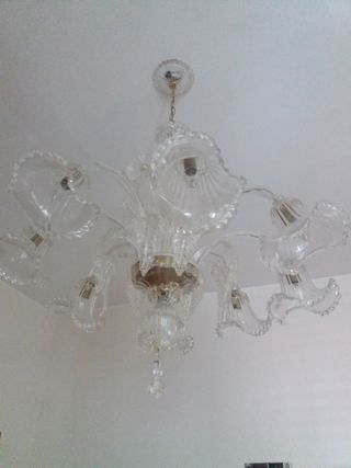 Lampadario vetro di murano