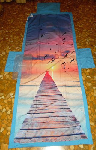 Coprilettino in microfibra con cuscinetto 