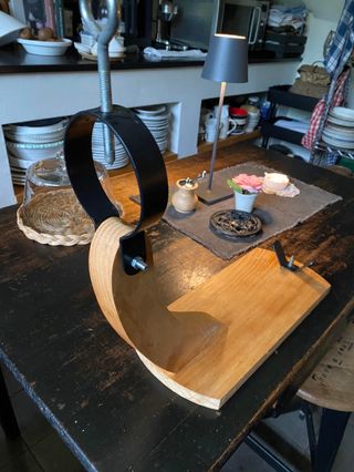 Tagliere prosciutto in legno