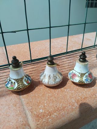 bottigliette in porcellana dipinta a mano