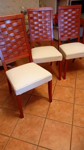 4 sedie ciliegio Calligaris 