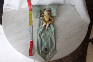 Fiocco in seta di San Leucio con angioletto