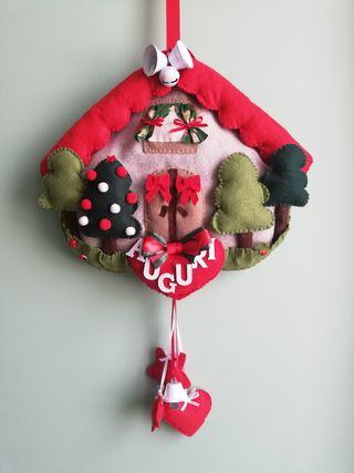 Retroporta Natalizio artigianale